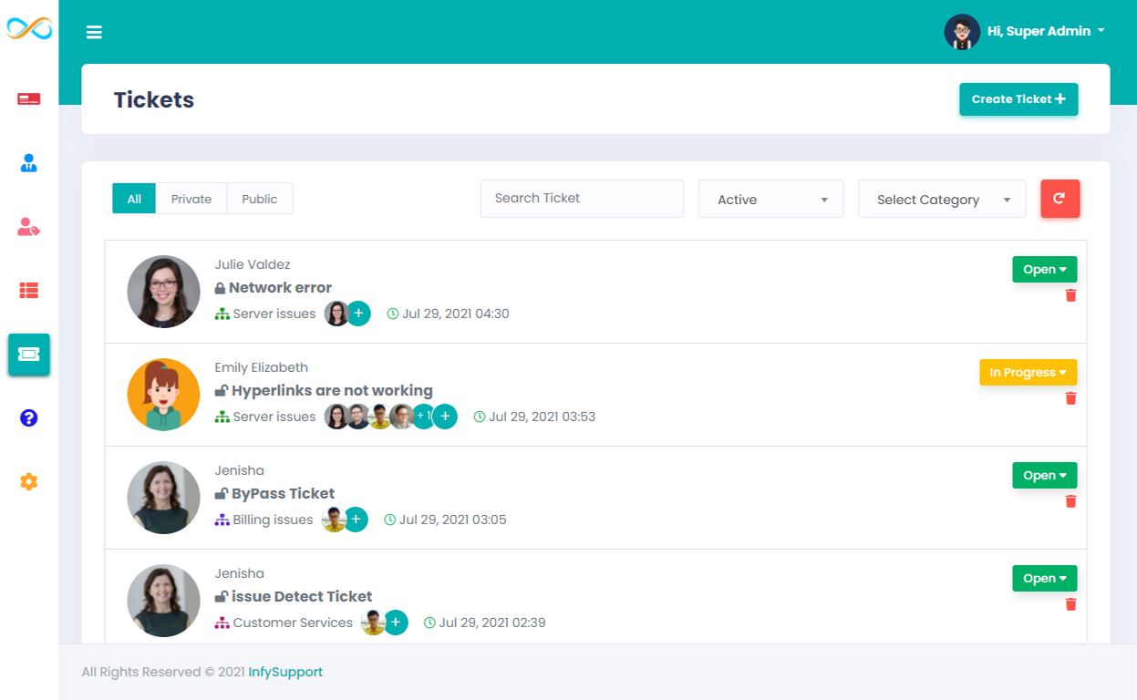 Support Ticket System - Built On Laravel by infyomlabs | CodeCanyon
